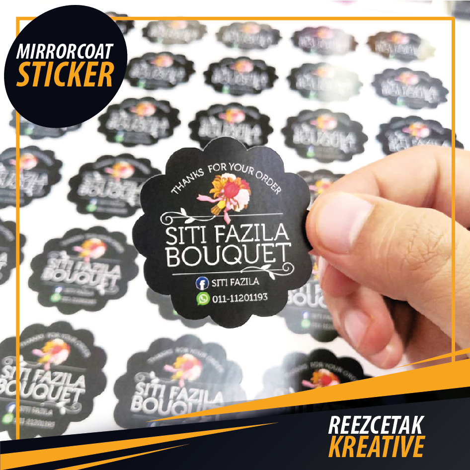 MIRRORCOAT STICKER LABEL PRINTING (STICKER PRODUK, LABEL STICKER ...