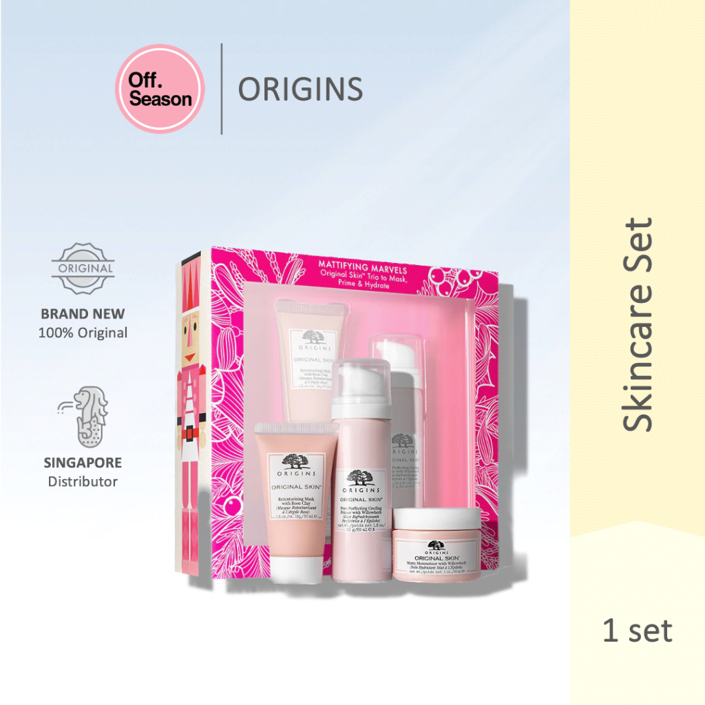 ORIGINS Mattifying Marvels Original Skin Trio to Mask, Prime & Hydrate ...