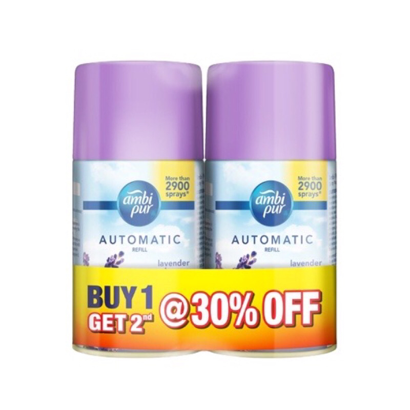 Ambi Pur InstantMatic Automatic Air Freshener Spray Refill (250ml x 2 ...
