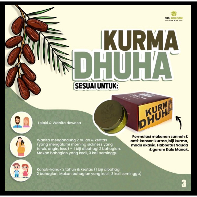 JRM KURMA DHUHA BONDA ROZITA | Shopee Malaysia