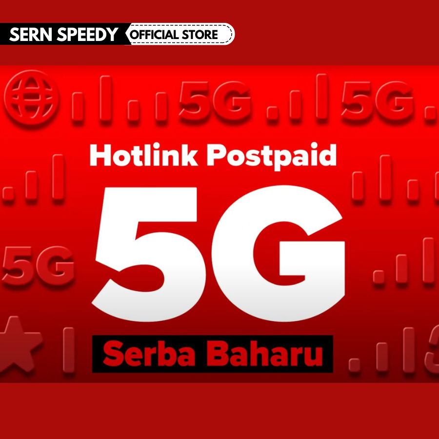 Hotlink Postpaid 5G Internet Pantas + Unlimited Call Maxis Simcard ...