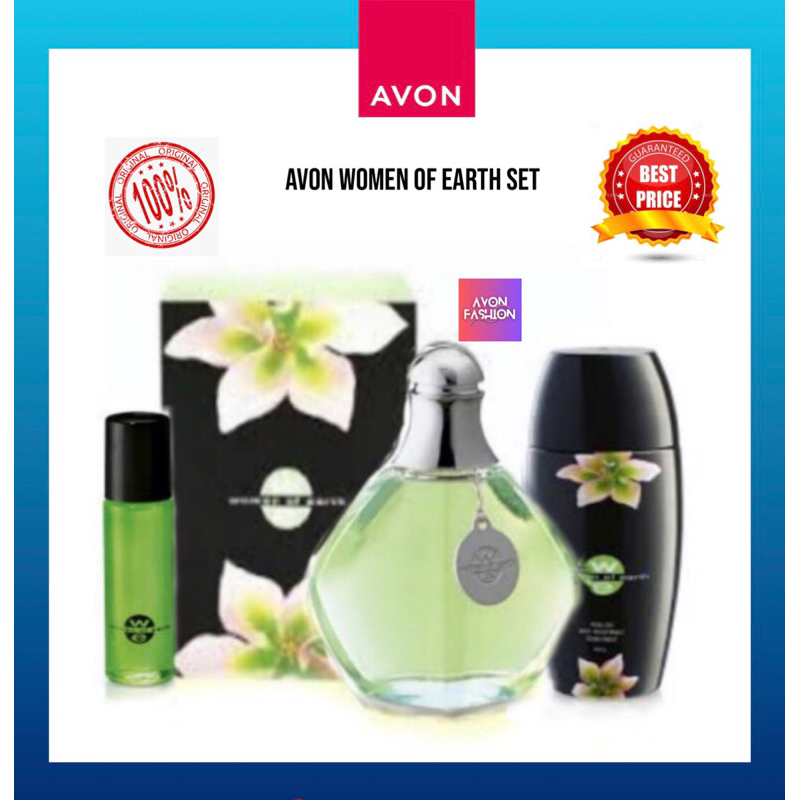 Avon 💯 Original READY STOCK Women Of Earth Eau De Parfum 50ML | Shopee ...