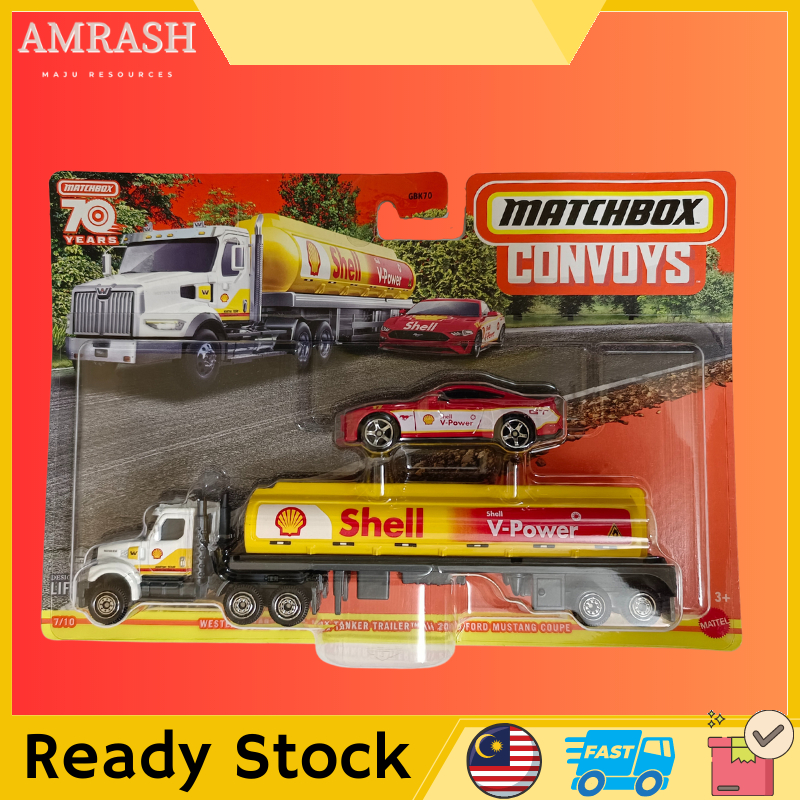 Matchbox Convoys Shell Western Star 49X/2019 Ford Mustang Coupe ...