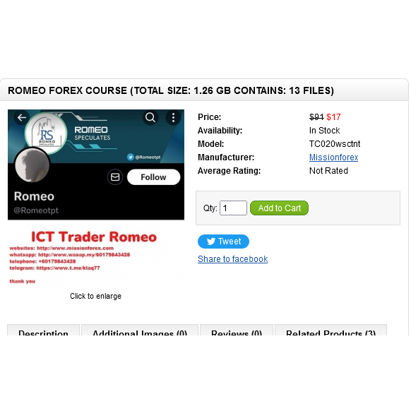 Romeo TPT - Time & Turtle Soup ( ICT Trader) LVL 1 & LVL 2 Brand New ...