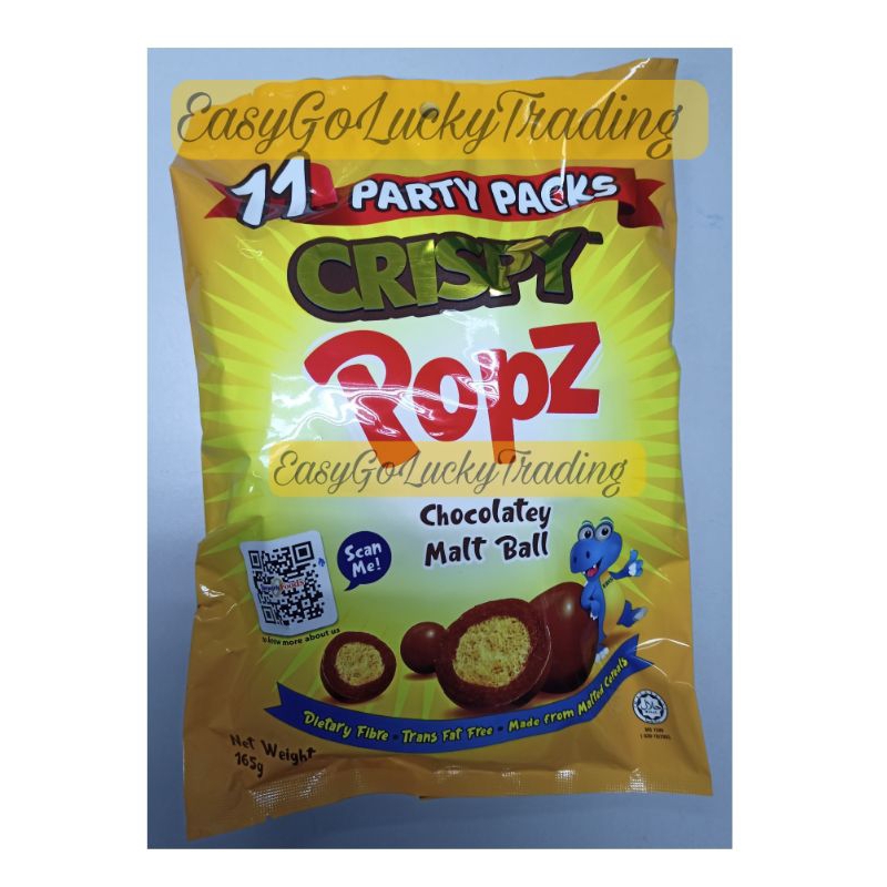 Crispy Popz Chocolatey Malt Ball 165g | Shopee Malaysia