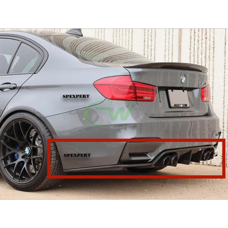 Bmw f30 m3 rear diffuser an bumper use BMF30-CN06 | Shopee Malaysia