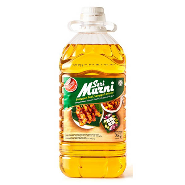 SERI MURNI BRAND COOKING OIL (MINYAK MASAK) 3KG | Shopee Malaysia