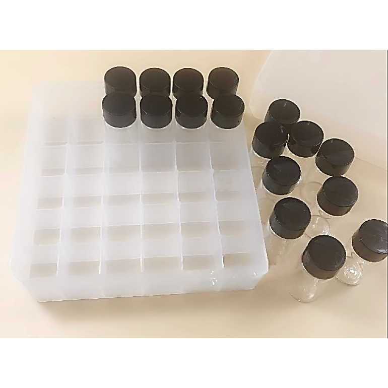 3mL, 4mL, 5mL and 10mL Specimen Glass Vials Polypropylene Storage Box | Shopee Malaysia