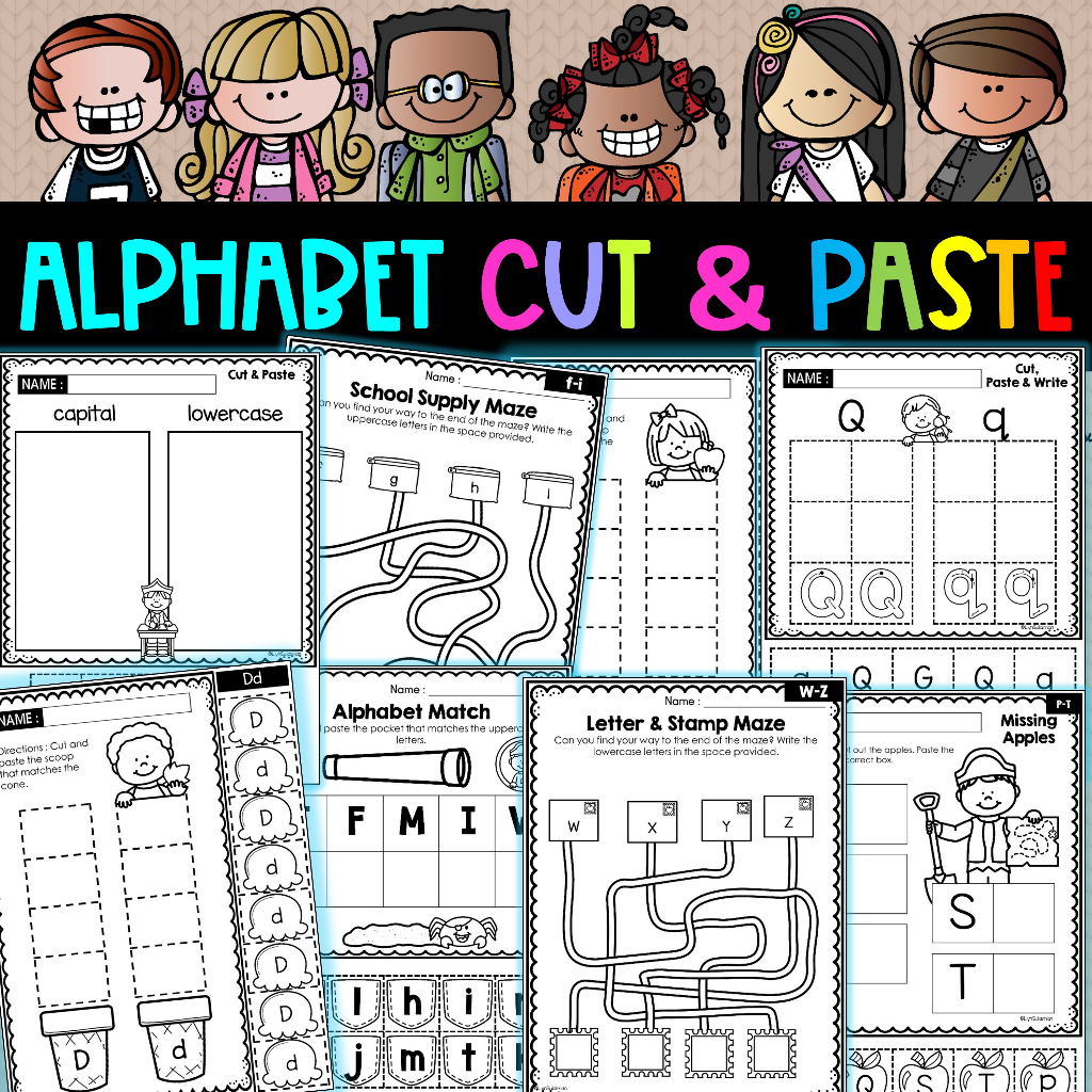 Alphabet Sorting, Preschool Activities, PreK Worksheets, Learning ...