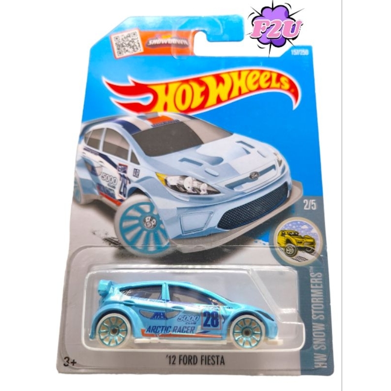 Hot Wheels 12 Ford Fiesta Snow Stormers Blue | Shopee Malaysia