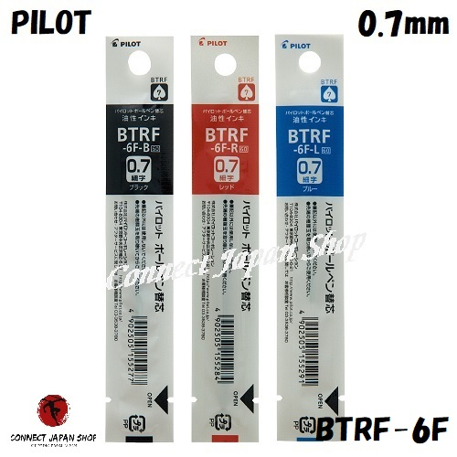 Pilot Oil Based Ballpoint Pen short type Refill For Birdy 0.7mm BTRF-6F ...