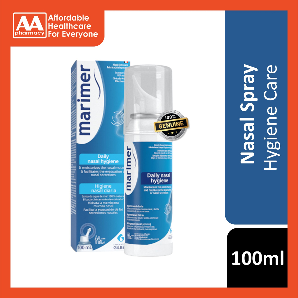 Marimer Isotonic Hygiene Nasal Spray 100ml | Shopee Malaysia
