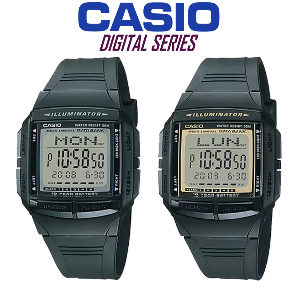 Casio Data Bank Series Unisex Watch DB-36 | Shopee Malaysia
