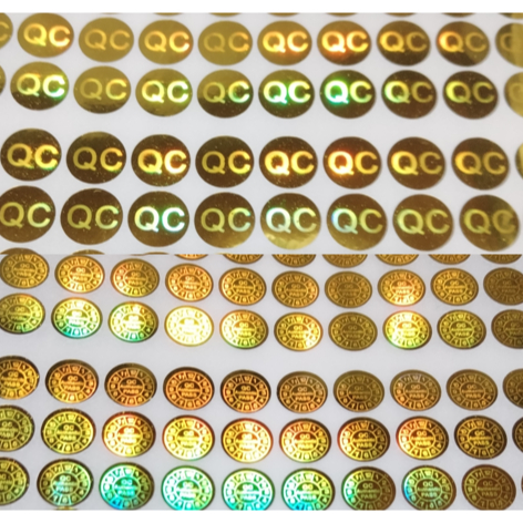 Void QC PASS Universal Label Hologram PET paper Sticker Void Universal ...