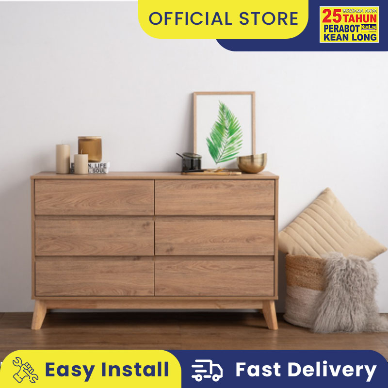 KLSB Drawer Wardrobe/ Almari pakaian / Kabinet pakaian / Almari baju ...