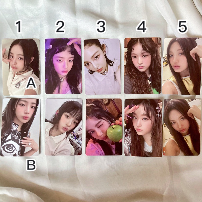 New Jeans Get Up Weverse Album photocard pc Minji Hanni Danielle Haerin ...