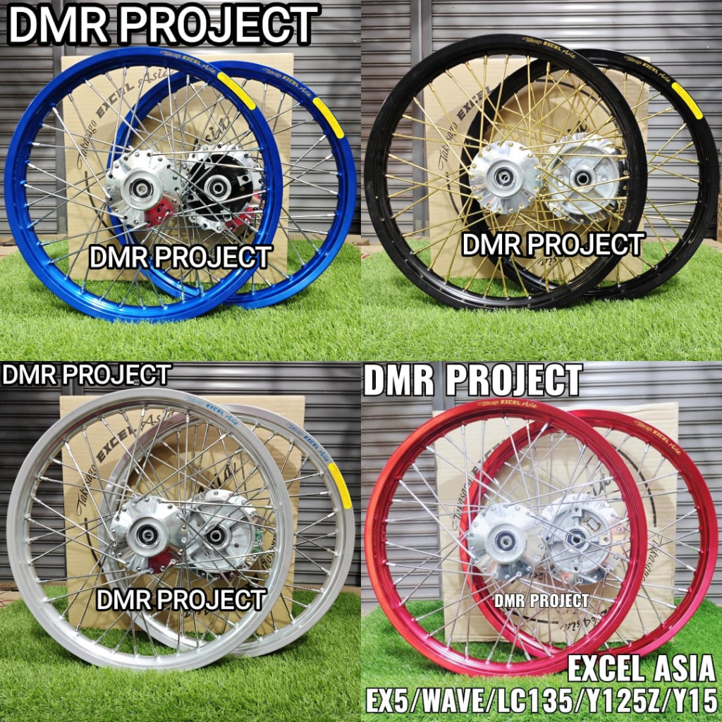 TAKASAGO EXCEL ASIA Y15/LC135/125Z/RS150/LCV8 1.60X17 ALLOY RIM EXCEL ...