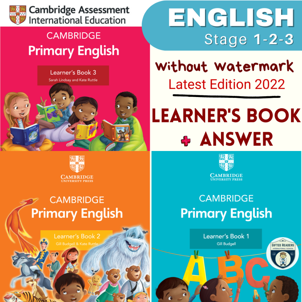 1 Softcopy🖨 Latest 2023 Cambridge Primary English Learner’s Book 1/2/3 ...