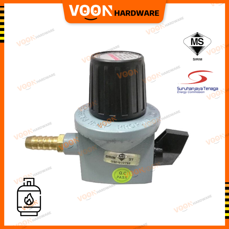 VOON [SIRIM] High Pressure Gas Regulator Safety Stove Cooker Valve ...