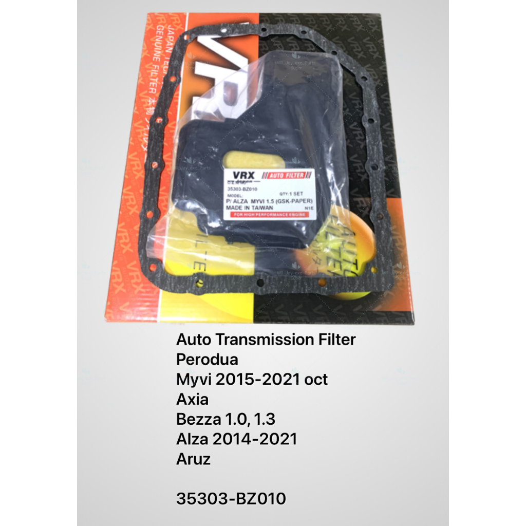 VRX AUTO FILTER 35303-BZ010 MYVI 2015~,MYVI 2018~,AXIA,BEZZA,ALZA 2014 ...
