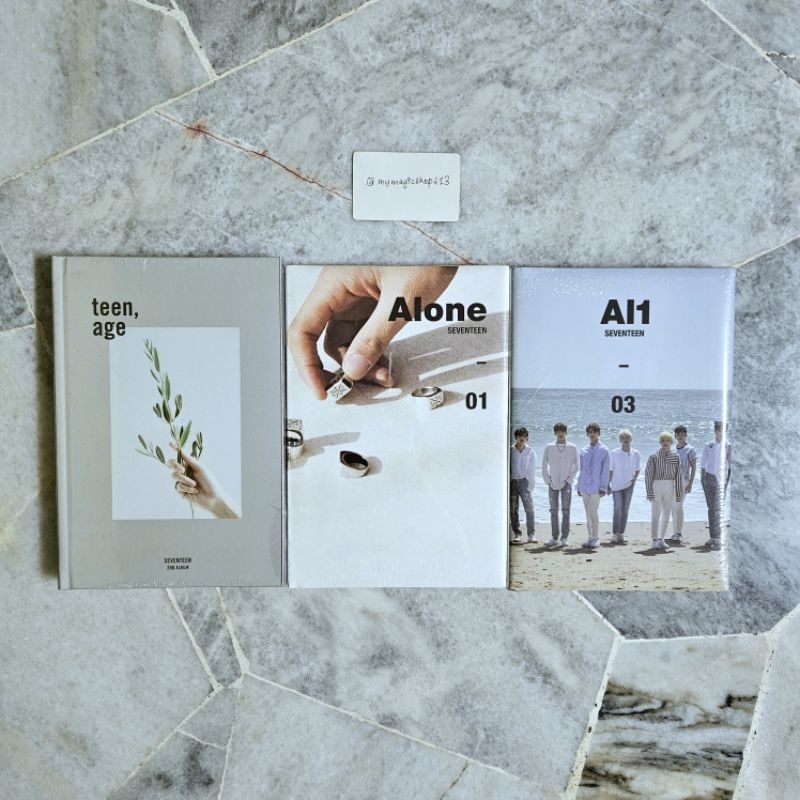 SEVENTEEN OFFICIAL ALBUMS | Al1 (Alone Ver.) / TEEN, AGE (WHITE Ver.) # ...