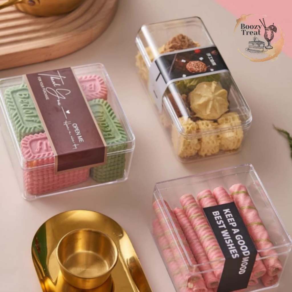 Boozy Treat - Ready Stocks! Square/Rectangle Transparent Cookies ...