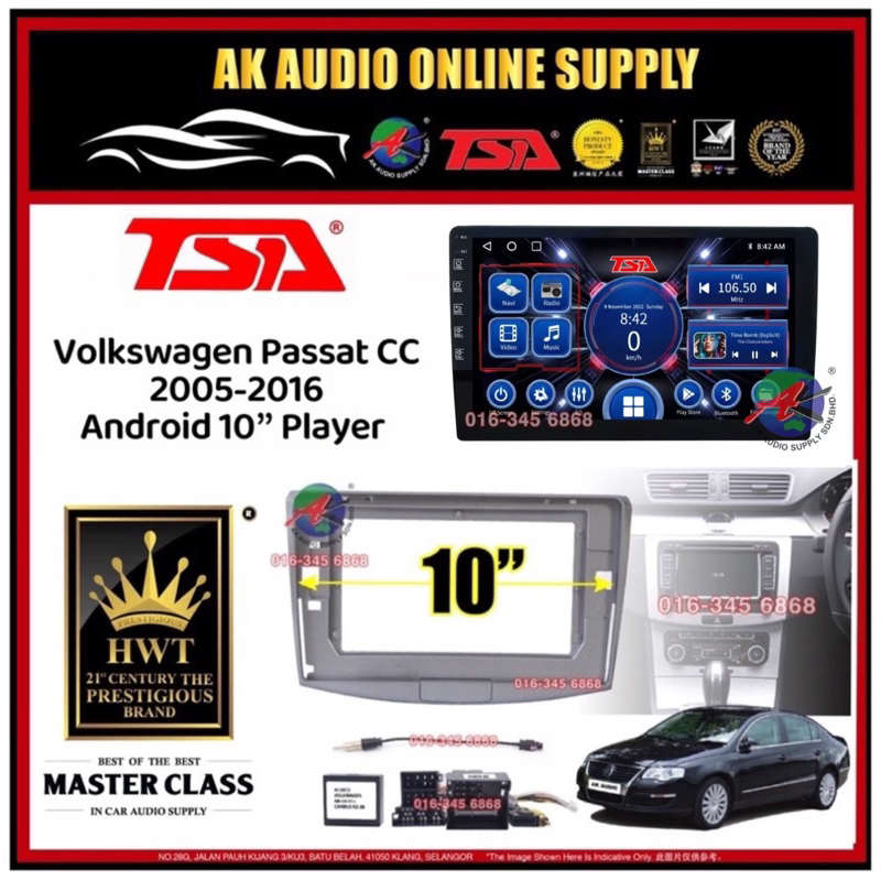 [ MTK 2+32GB ] TSA Volkswagen VW Passat CC 2005 - 2016 With Canbus ...