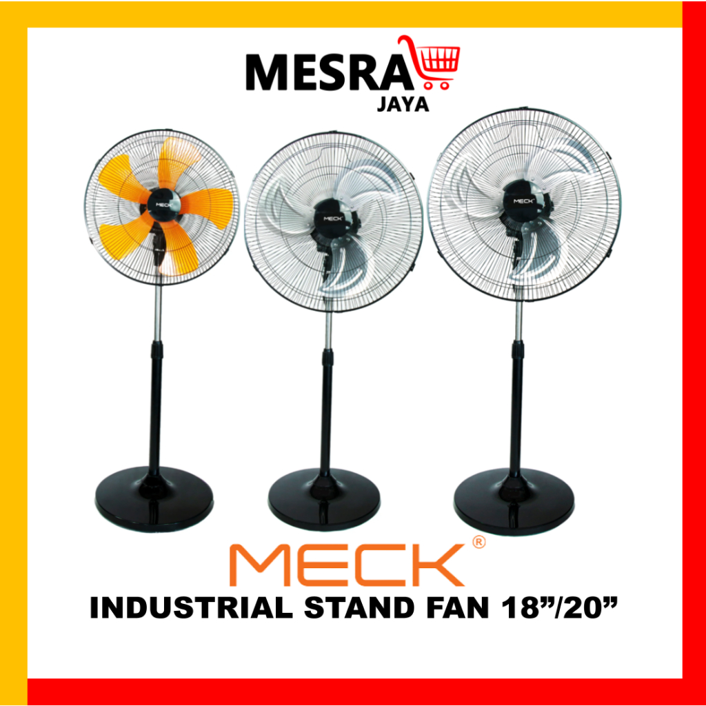 MECK INDUSTRIAL COMMERCIAL STAND FAN MISF-1803F 18" / MISF-18F 18"/MCSF ...