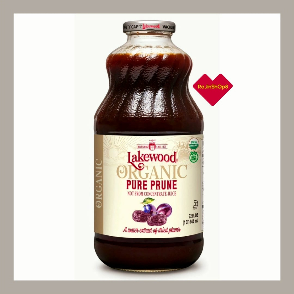 LAKEWOOD Organic PURE Prune Juice , 946mL | Shopee Malaysia