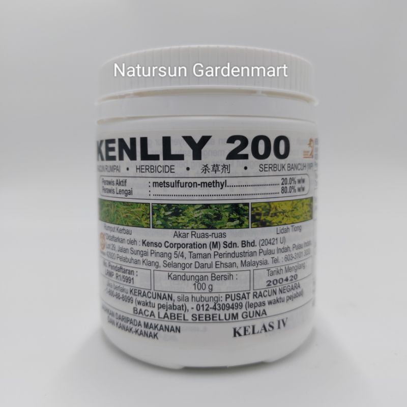 100g Kenlly 200/kenso/tepung/mentsulforon-methyl/Rumput Kerbau/Akar ...