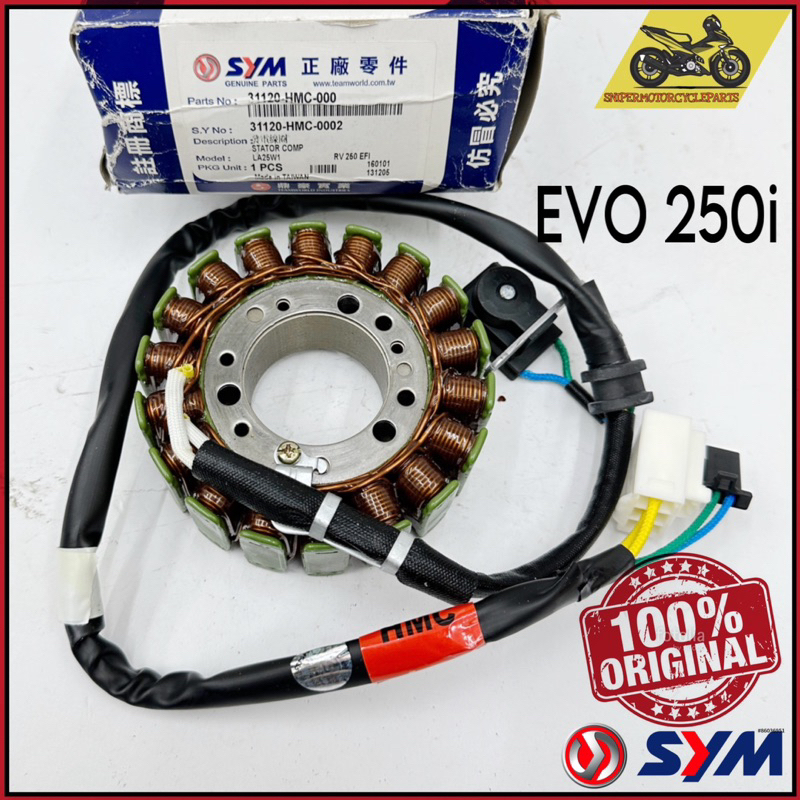 [100% ORI] EVO250 EVO250i EVO 250 FUEL COIL MAGNET COIL STATOR COIL ...
