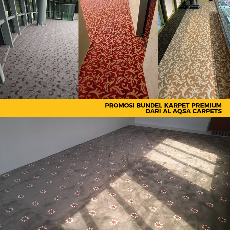 Aqsa Karpet Premium Karpet Pejabat Karpet Gulung Karpet Tanpa Saf ...