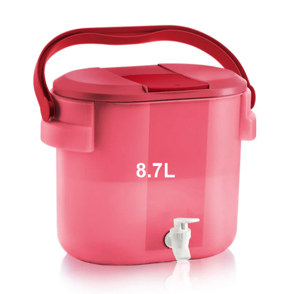 Tupperware Outdoor Cooler 8.7L / Water Wonder All 10L (Pink / Blue ...