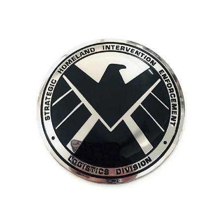 Marvel SHIELD Aluminum Alloy Car Sticker Badge Grille Emblems ...