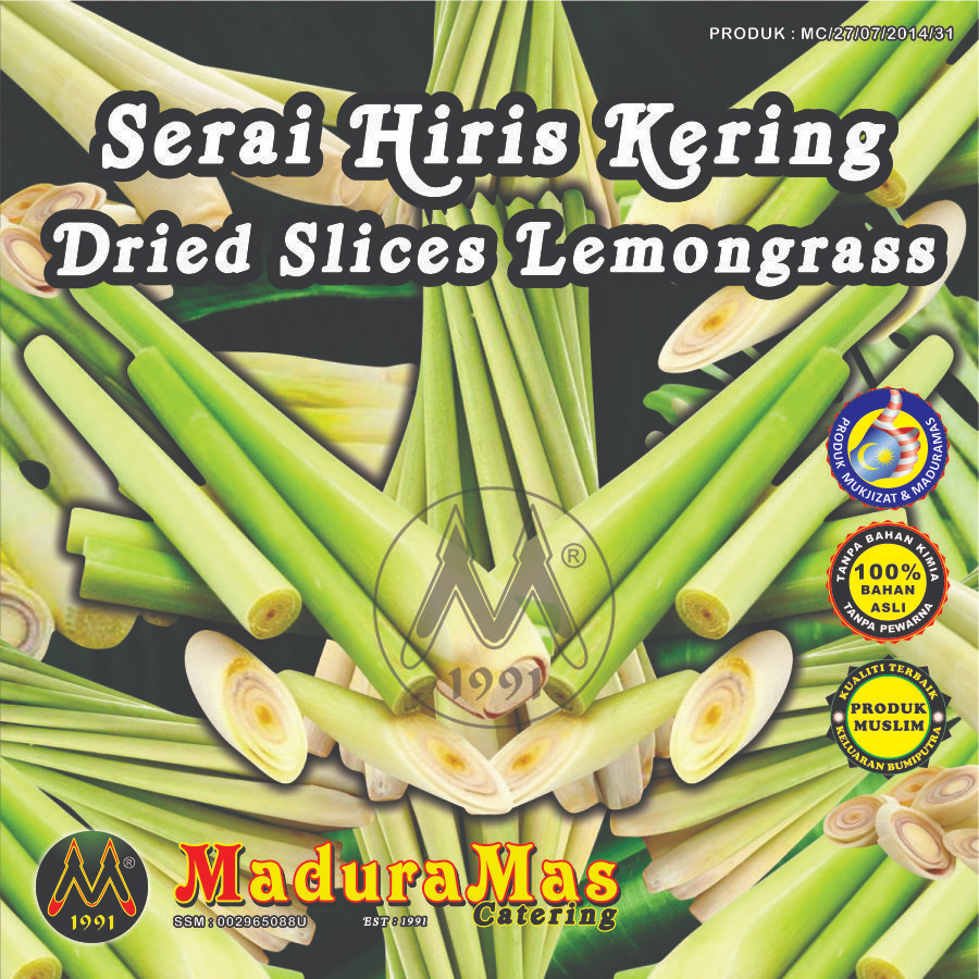 ( 🔥 Jualan Borong🔥 ) Serai Hiris Kering - Dried Slices Lemongrass 500g ...
