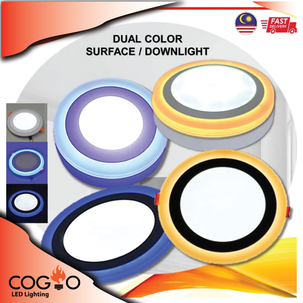 Surface Downlight BLUE LINE/WARM LINE TWO TONE DUAL COLOR Double color ...