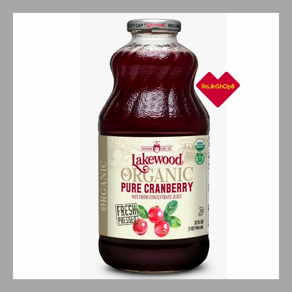 LAKEWOOD Organic PURE Cranberry Juice , 946mL | Shopee Malaysia