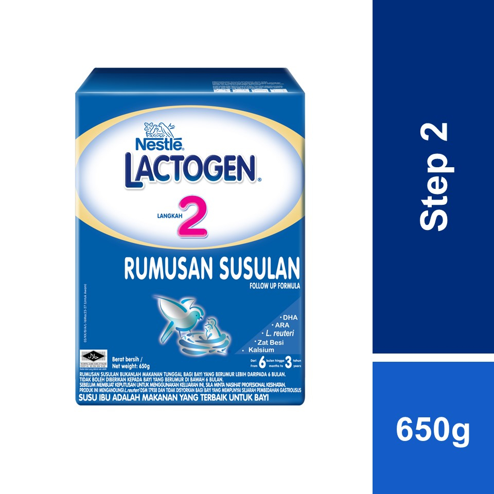NESTLÉ LACTOGEN® Step 2 Follow Up Milk Formula 6 months - 3 years (650g ...