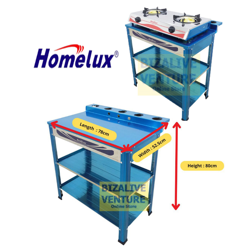 Homelux Stainless Steel Table | Cooking Table | Gas Stove Table ...
