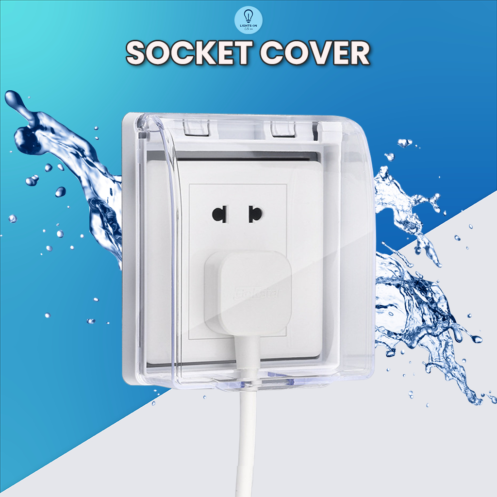 Schneider Kavacha Socket Cover Outdoor Weatherproof Single Gang Socket Cover IP55 Cover Suis ...