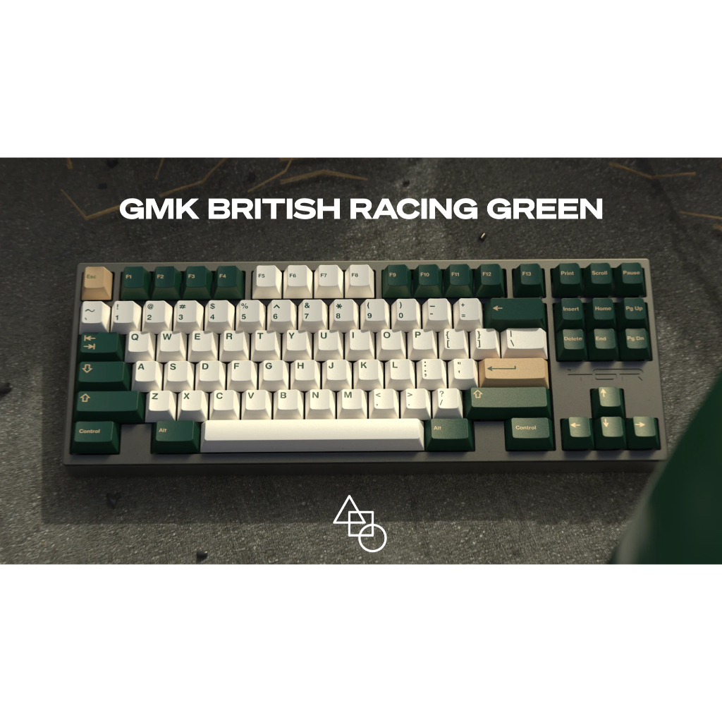 Original Full Eet GMK British Racing Green keyboard [mechanical] [cap ...