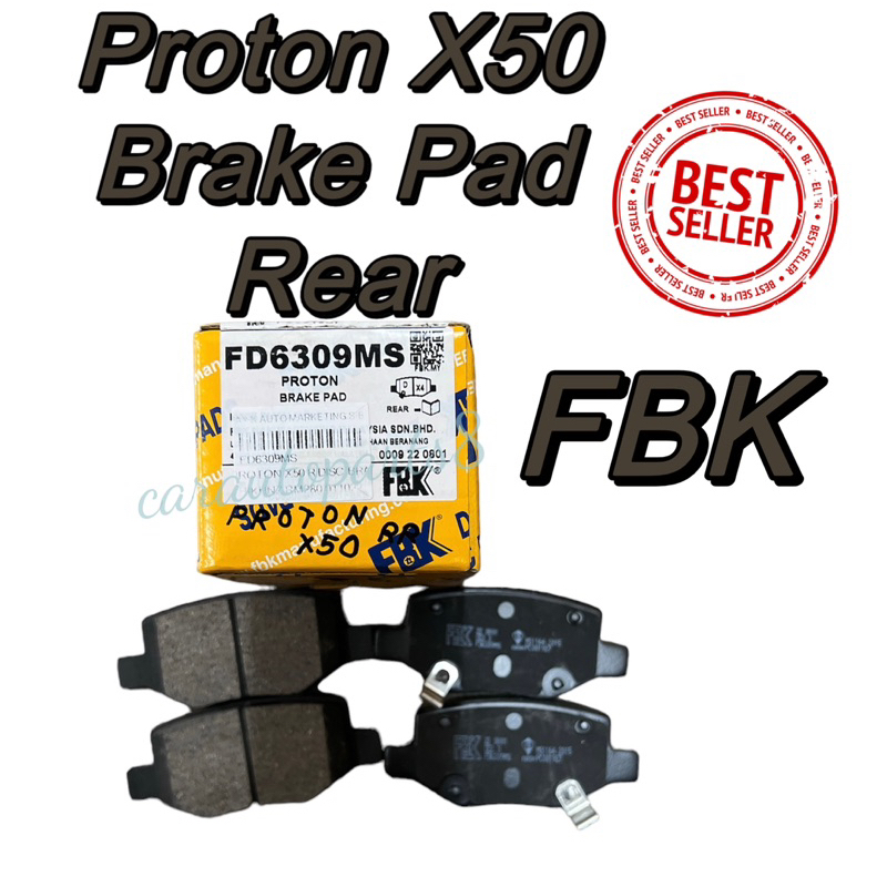 Proton X50 Brake Pad Rear/Front FBK | Shopee Malaysia