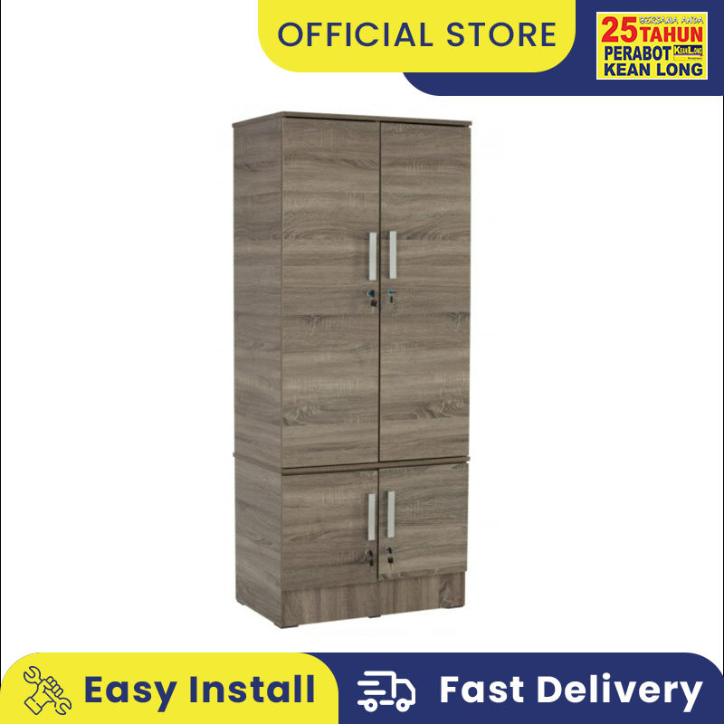 KLSB Wardrobe With Lock / Locker Wardrobe / Clothes Cabinet / Kabinet ...