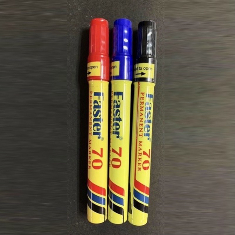 FASTER 70 PERMANENT MARKER PEN (3 pcs) | Shopee Malaysia