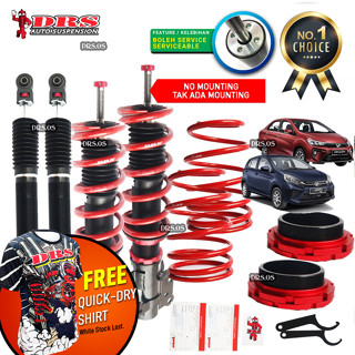 DRS High Low Soft Hard Bodyshift Adjustable Absorber for Perodua Axia ...