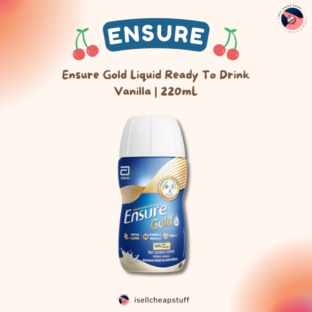 [𝐂𝐋𝐄𝐀𝐑𝐀𝐍𝐂𝐄 𝐒𝐀𝐋𝐄] Ensure Gold Liquid Ready To Drink 220mL | Shopee Malaysia