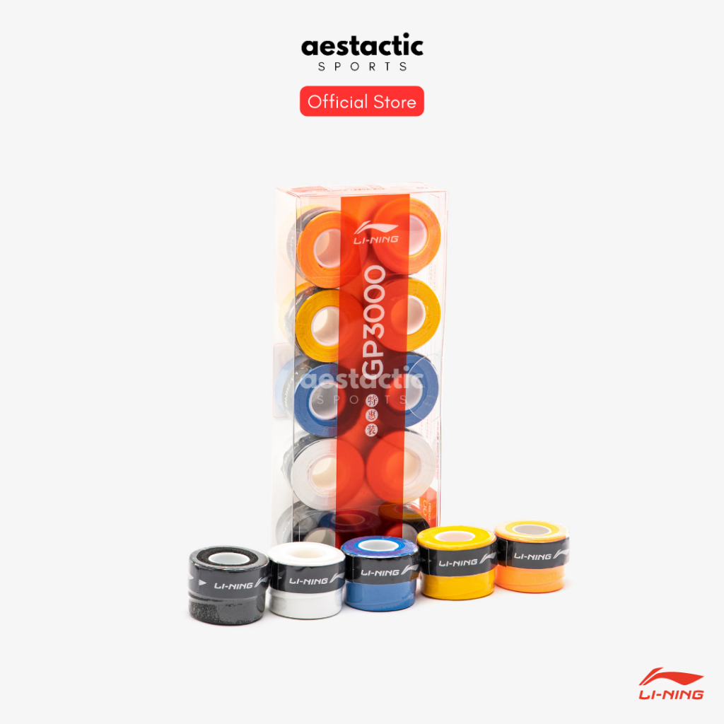 [100% ORIGINAL] LINING Badminton Grip GP3000 / GP3000-10 / GP1100-10 ...
