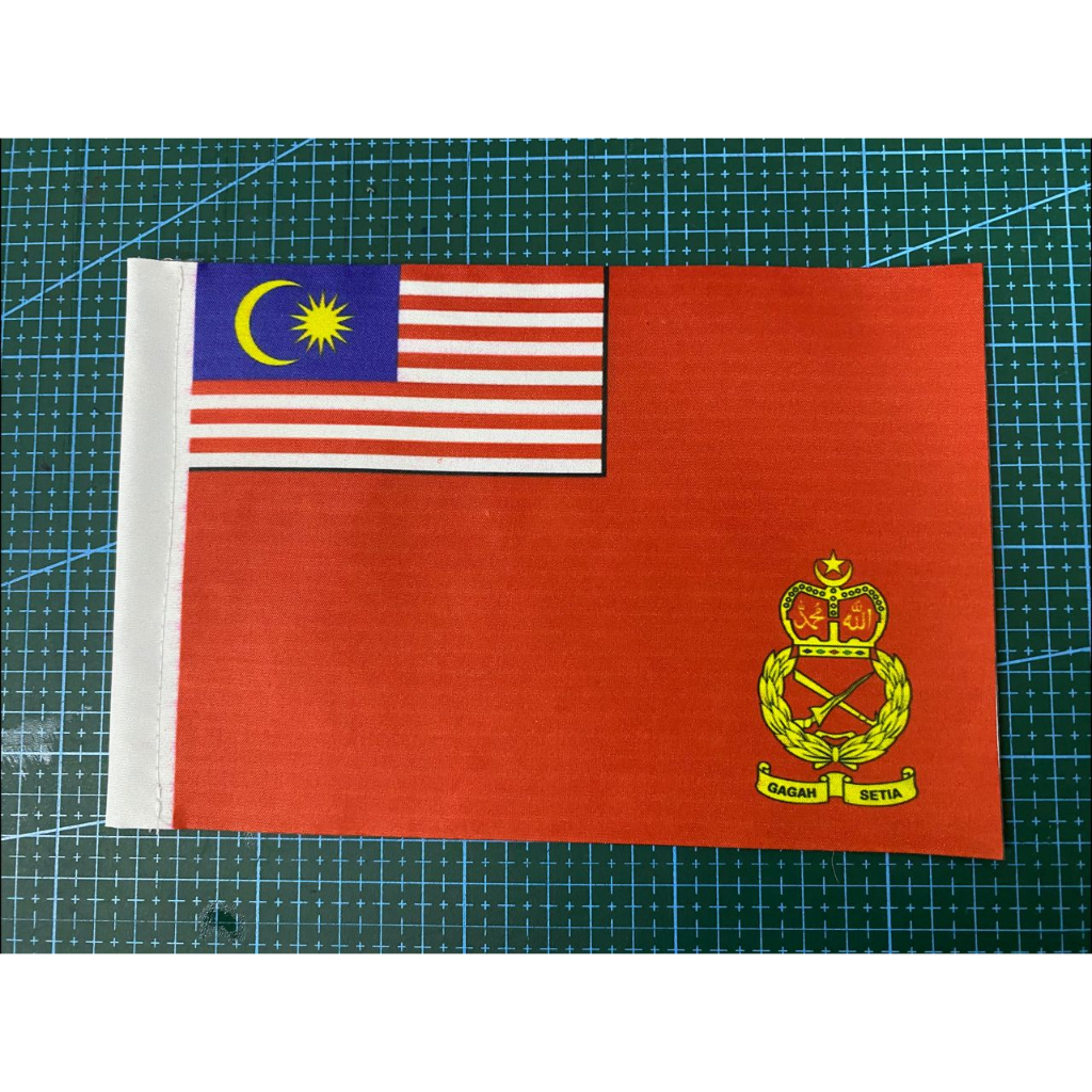 （READY STOCK- POS SAME DAY) BENDERA MALAYSIA ARMY TABLE FLAG, Flag ...
