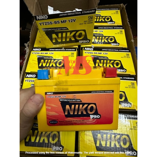 NIKO GTZ5-S GTZ5S YTZ5 YTZ5-S MF BATTERY (BATERI MOTOR) | Shopee Malaysia