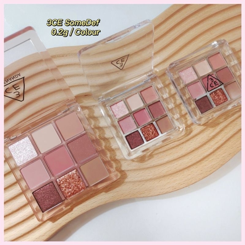 3CE Multi Eye Color Palette Subpackage SOME DEF 0.25g/Colour 【3CE ...